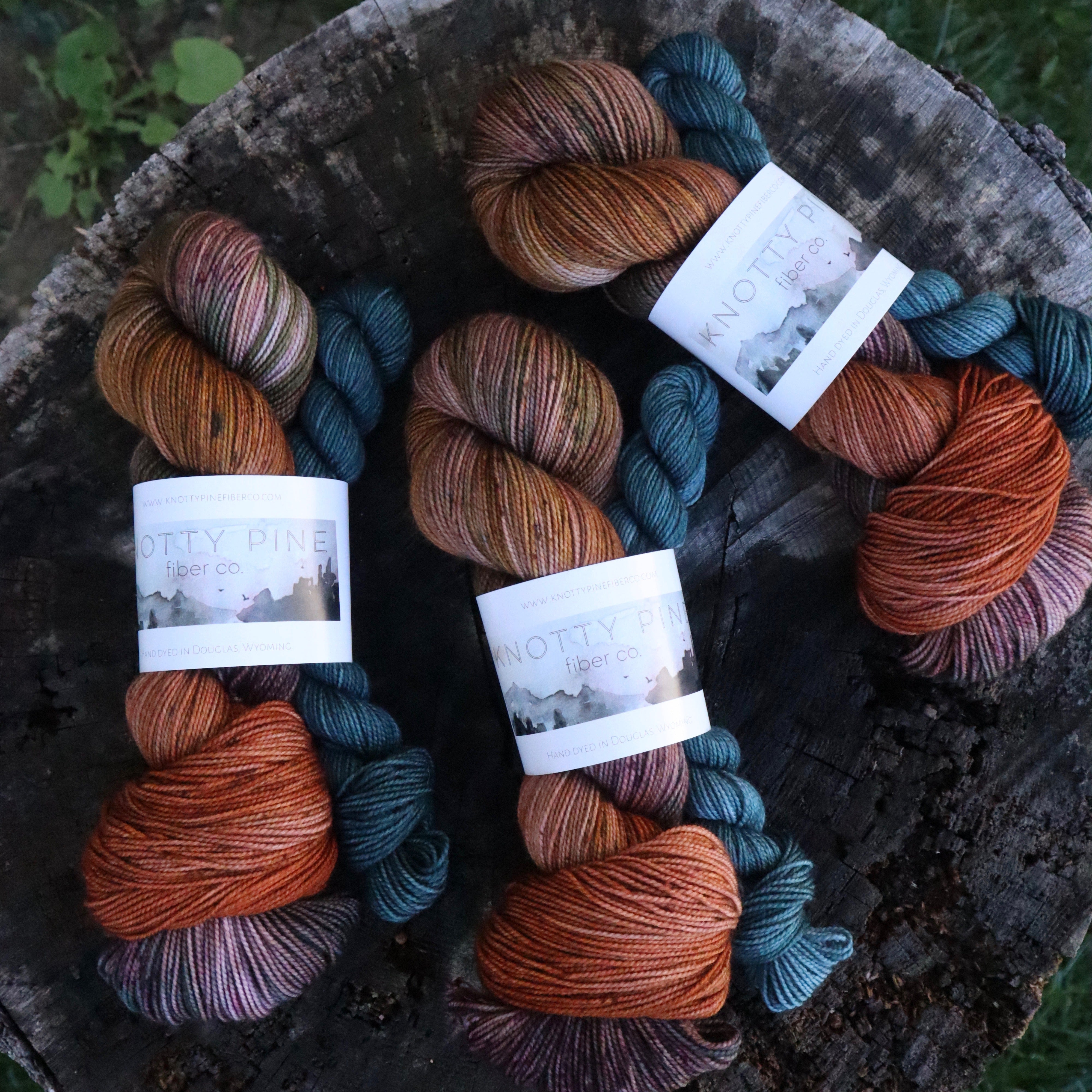 Hocus Pocus 2 & Denim Sock Set (Ready to Ship) – Knotty Pine Fiber Co.